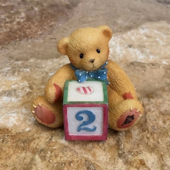 Enesco Toys Cherished Teddies 2 Building Block Collectible 997